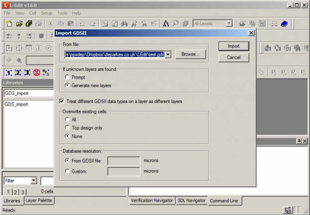 How To Do L Edit Gds Import Deparkes 