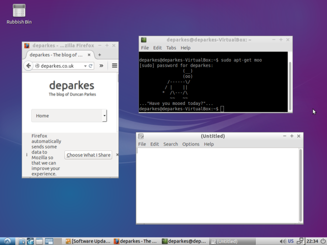 Try Out Linux With a Linux Virtual Machine - deparkes
