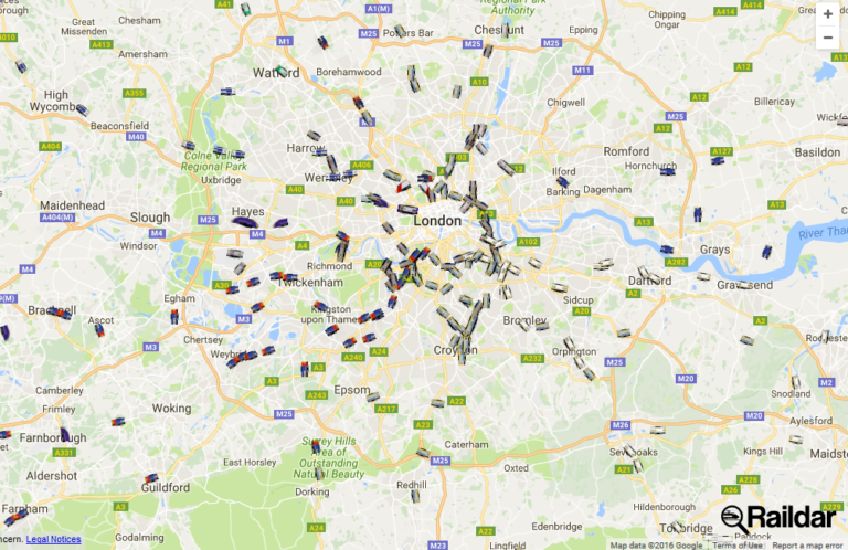 Live Transport Data Maps - deparkes