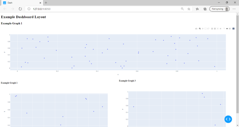 Python Dashboard - deparkes